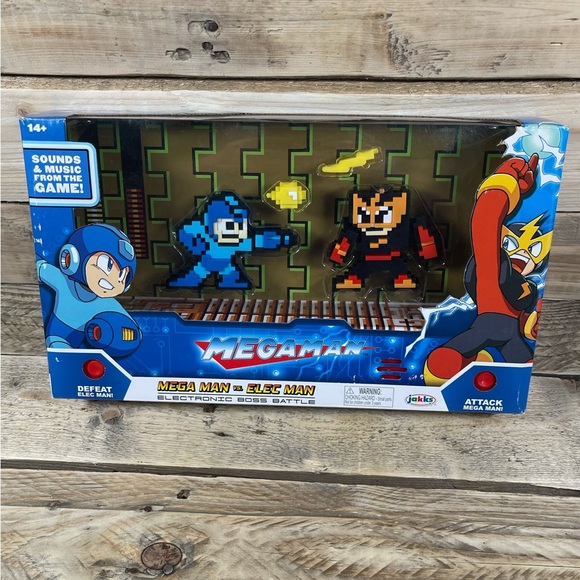 Nintendo | Toys | Mega Man Vs Elec Man Action Figure Jakks Pacific 3th ...